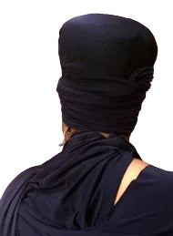 Navy Tubular Head-Wrap – Wrap With Jahfya